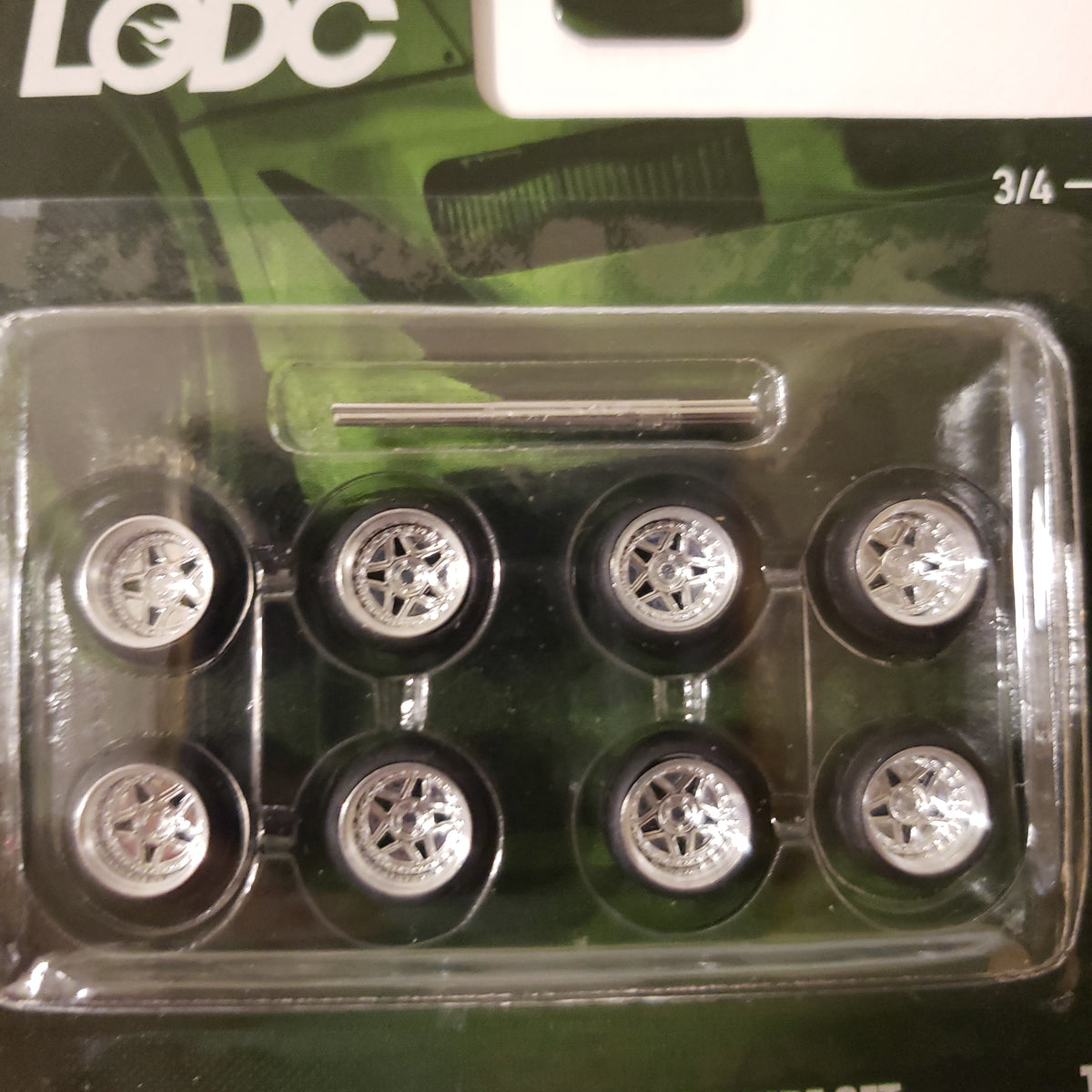 All same size 10mm LODC wheels Hollow Star Chrome rim Chrome insert S1 ...